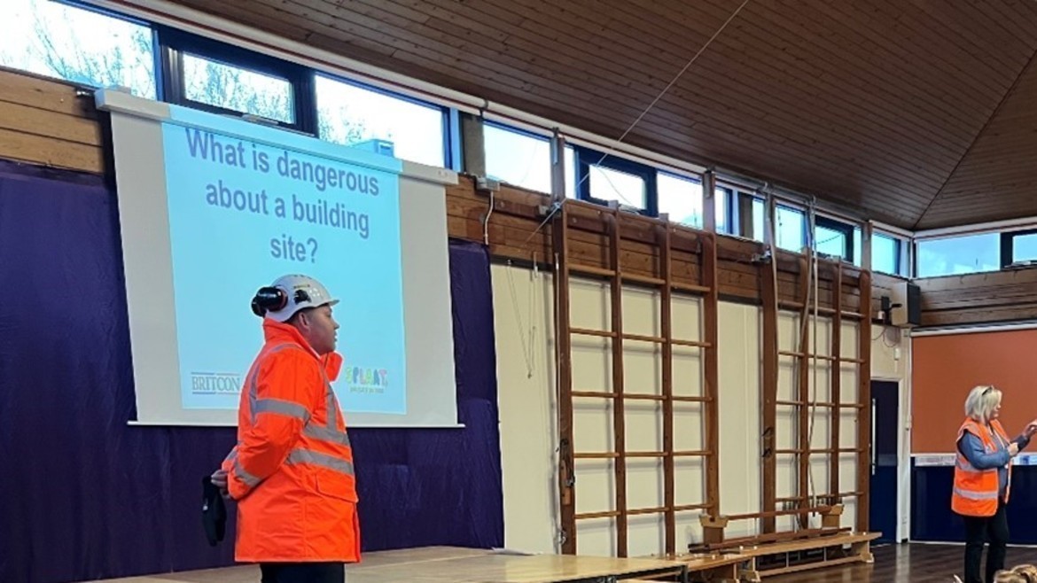 Britcon Talk Health and Safety with Local Primary School | Britcon
